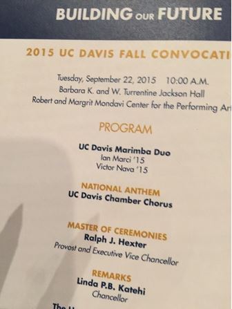 UC Davis Convocation 2015 | School of Law